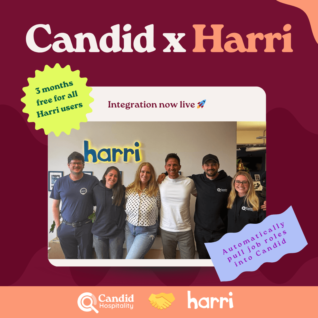 🎉 More jobs, faster progress: Harri x Candid - Candid Hospitality